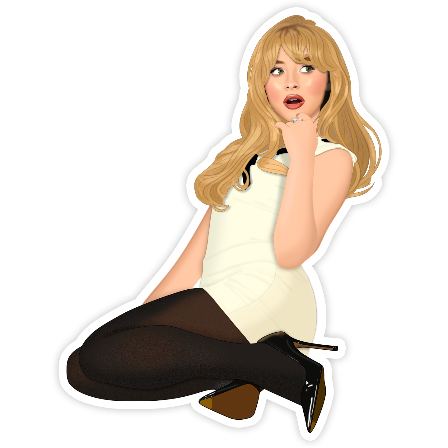 Sabrina Carpenter Short N' Sweet Sticker – Pink Flamingo Party Co.