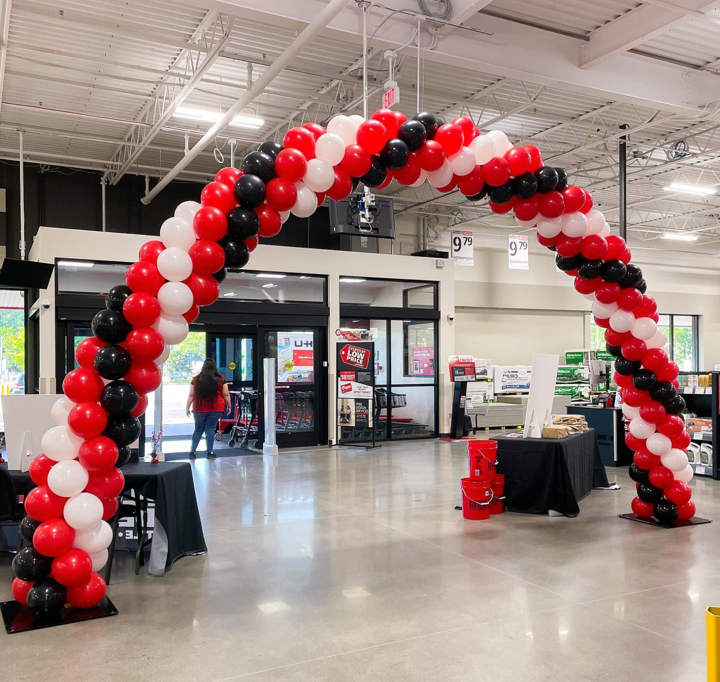 20ft Wide Classic Balloon Arch – Pink Flamingo Party Co.