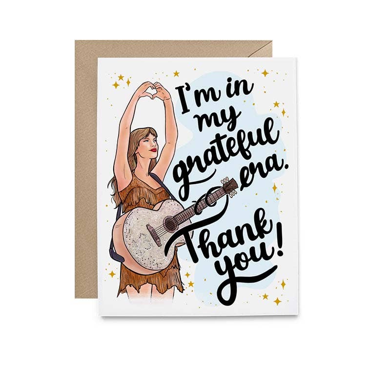 TS Thank You Era Greeting Card – Pink Flamingo Party Co.