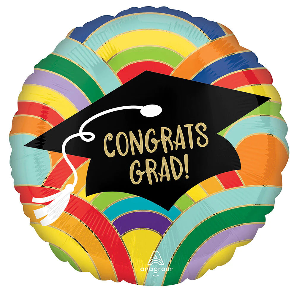 Graduation Rainbows Balloon – Pink Flamingo Party Co.