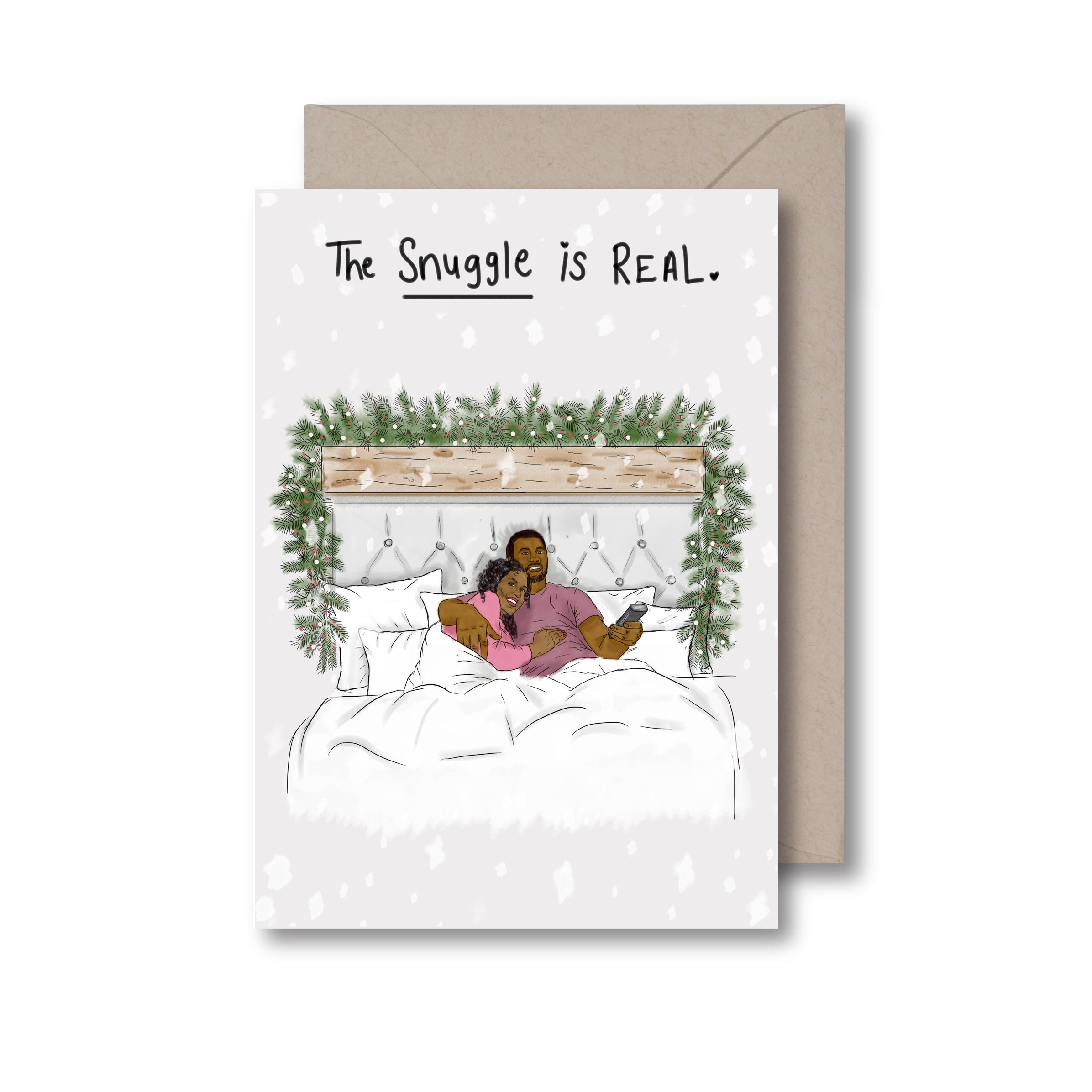 The Snuggle Card – Pink Flamingo Party Co.