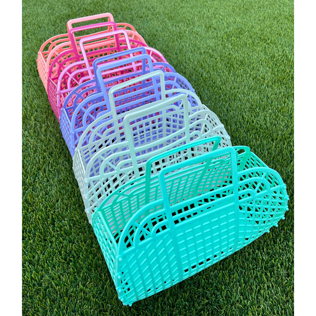 Large Retro Jelly Baskets – Pink Flamingo Party Co.