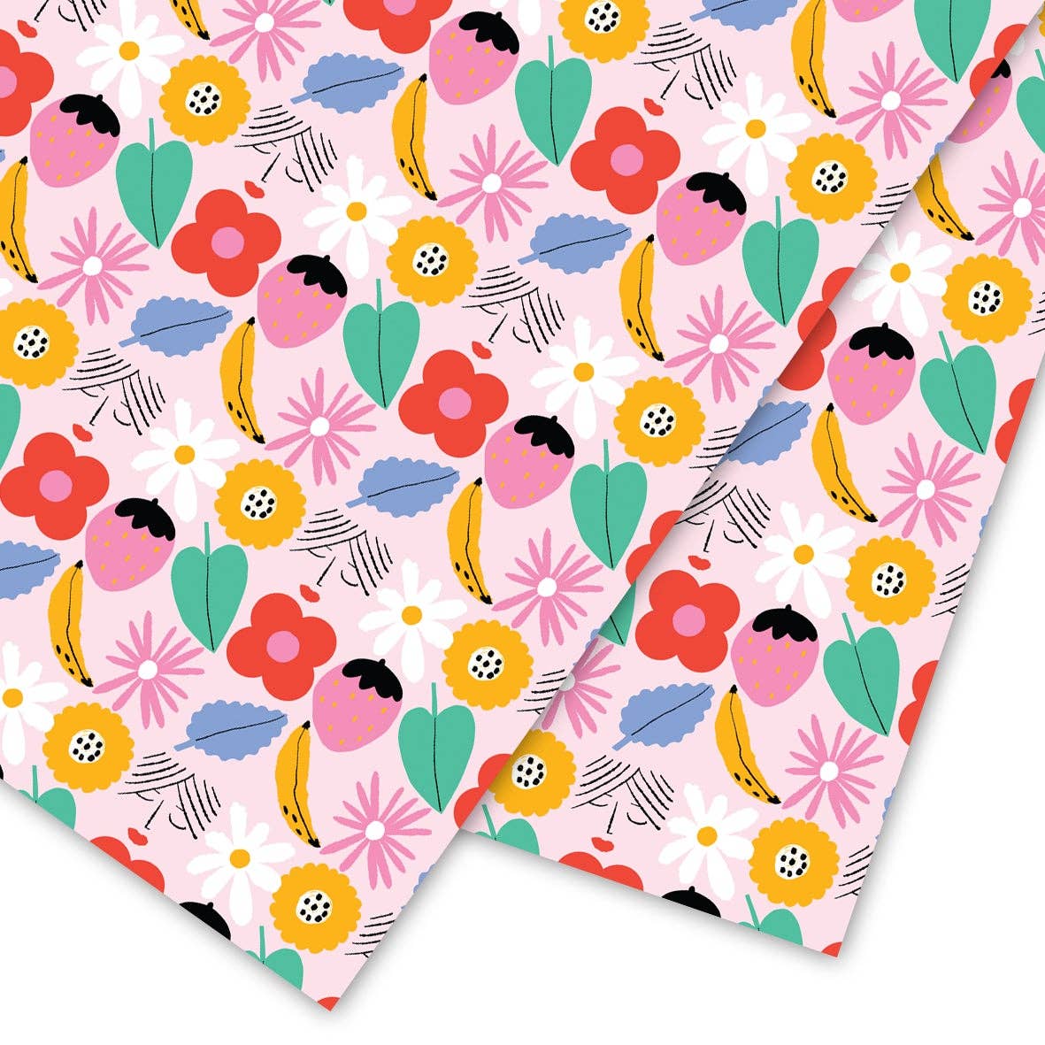 Perennials - Single Sheet Gift Wrap – Pink Flamingo Party Co.