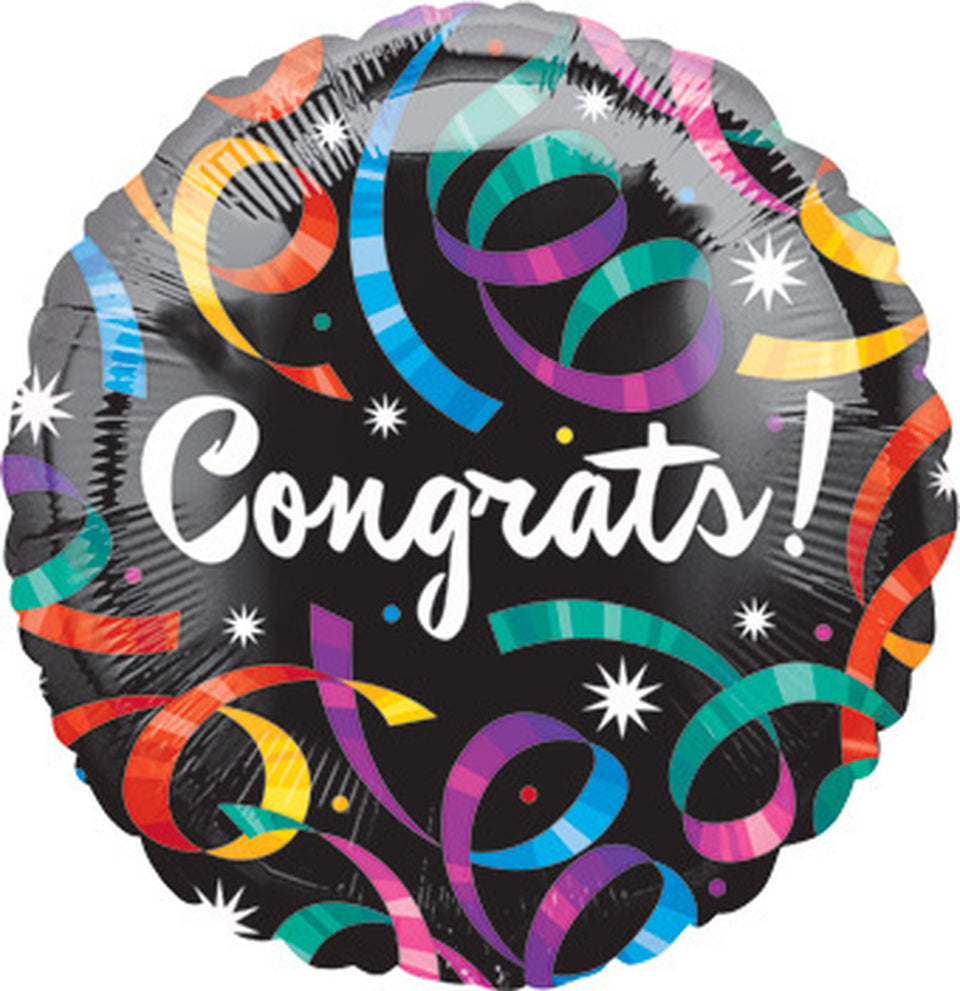 Streamer Congrats Balloon – Pink Flamingo Party Co.