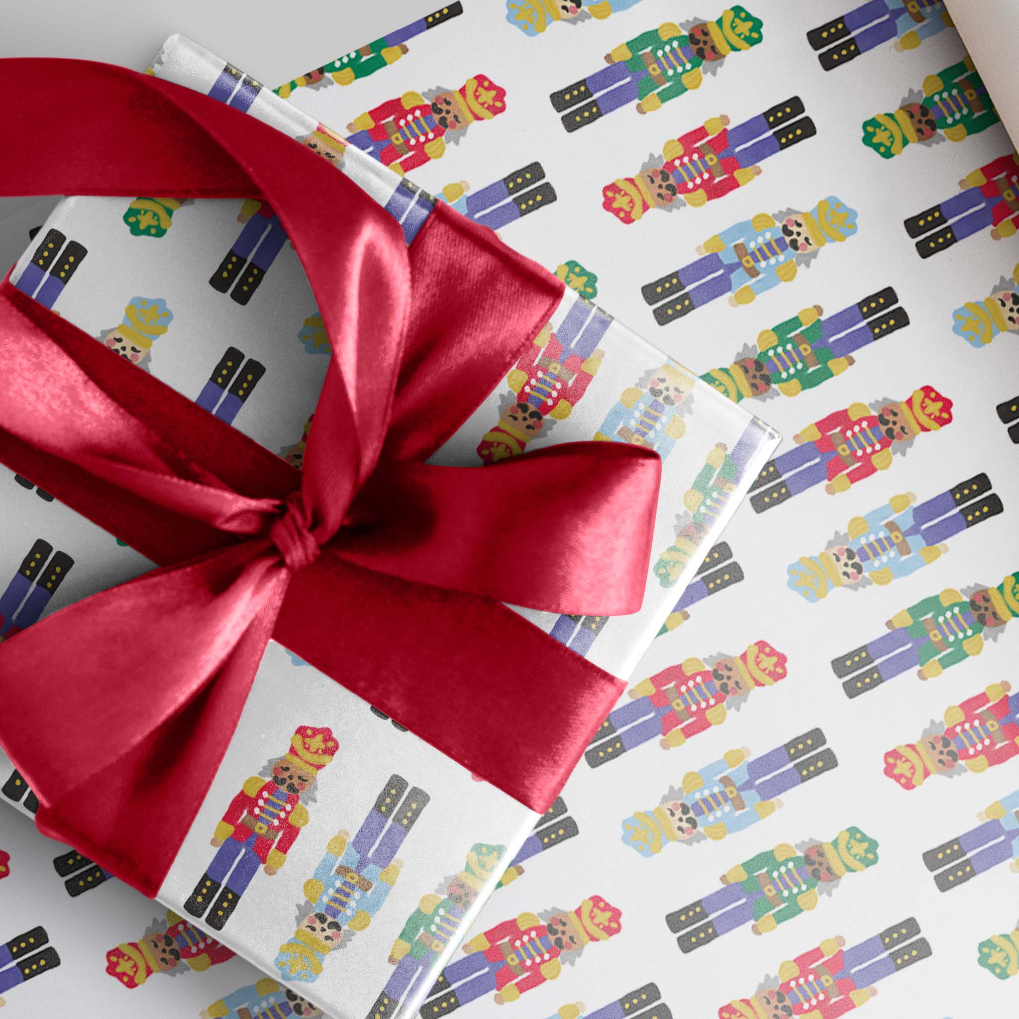 Nutcracker Gift Wrap Sheet – Pink Flamingo Party Co.