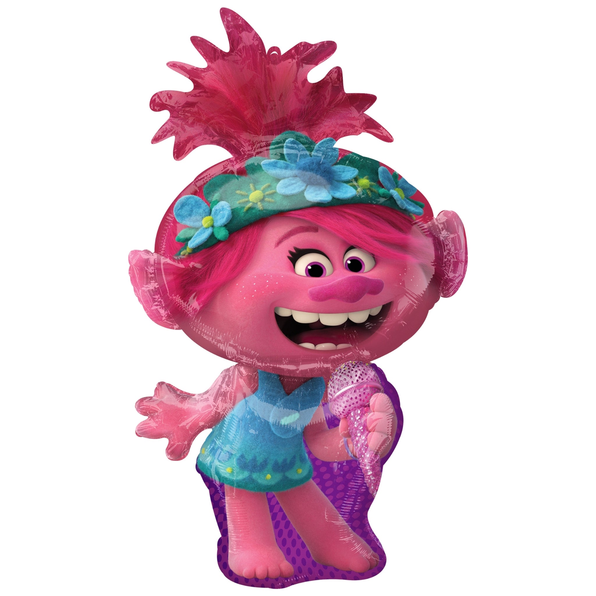 Trolls World Tour Poppy Balloon – Pink Flamingo Party Co.