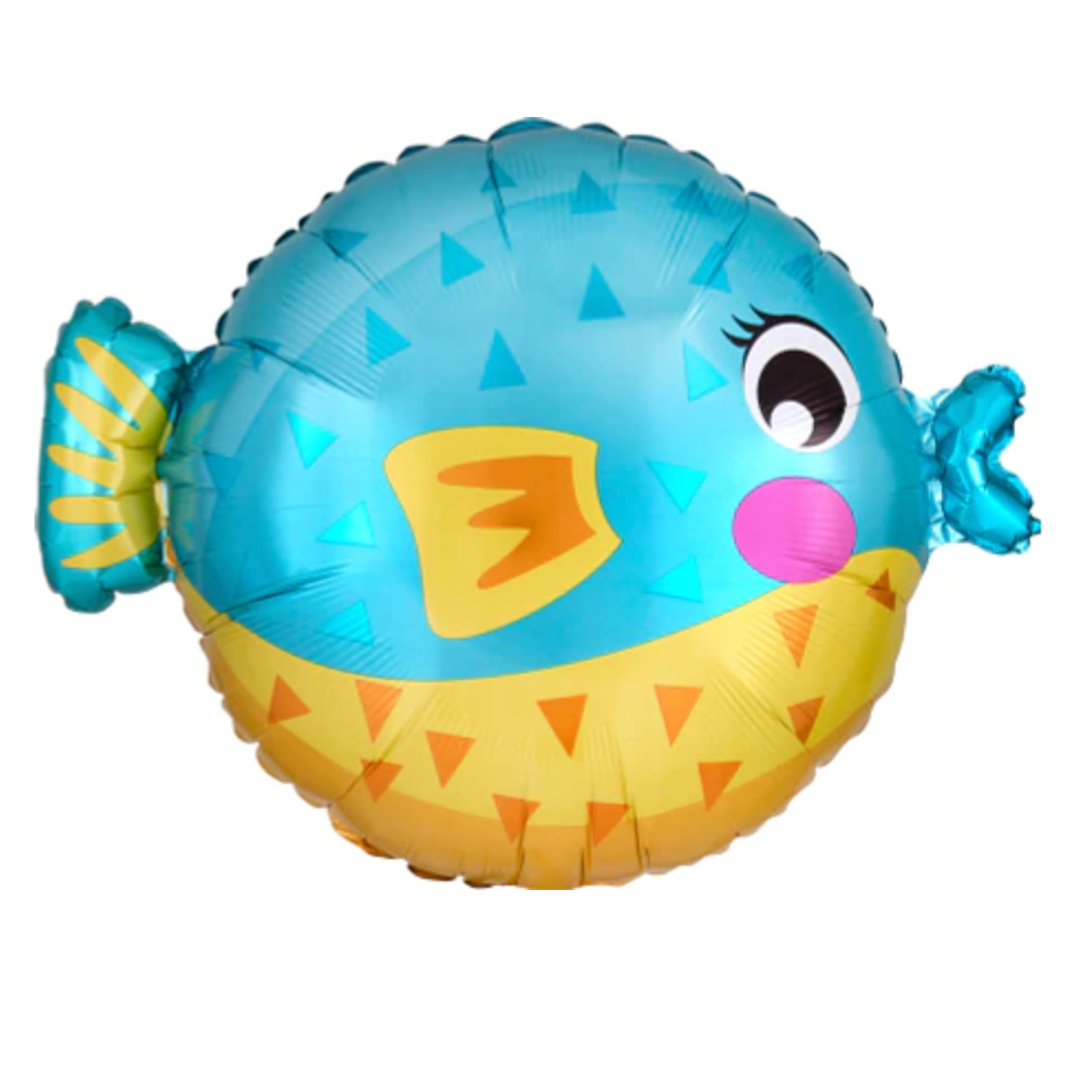 Pufferfish Balloon – Pink Flamingo Party Co.